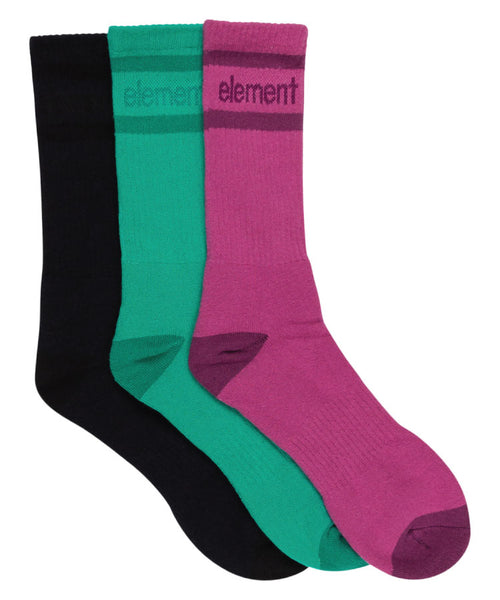Element Clearsight 3.0 Socks 3pk - Multicolor – Point Break NZ | Surf ...