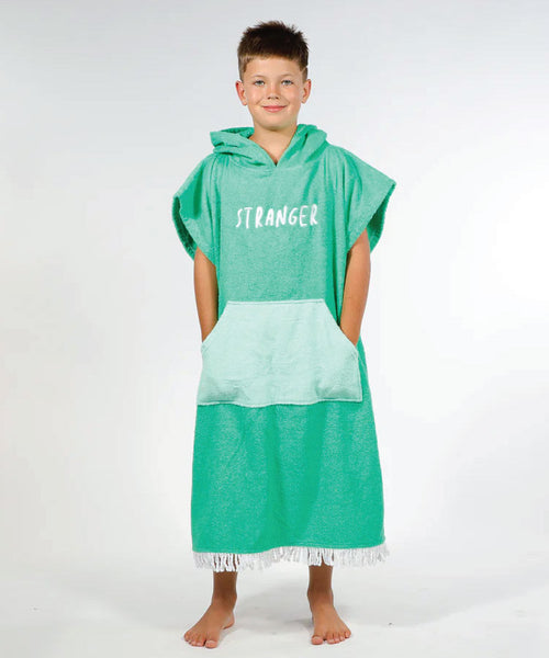 Hello Stranger Poncho Towel - Green Green – Point Break NZ | Surf ...