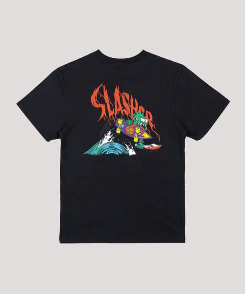Santa Cruz SC Meek OG Slasher Tee - Black – Point Break NZ | Surf ...