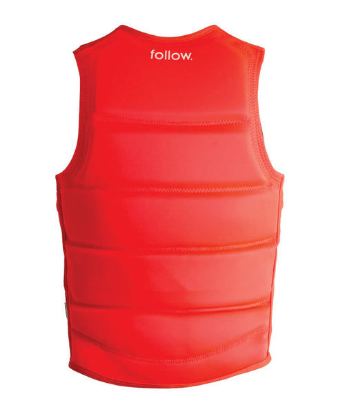 Follow Primary Ladies Vest - Fluro Red – Point Break NZ | Surf, Street ...