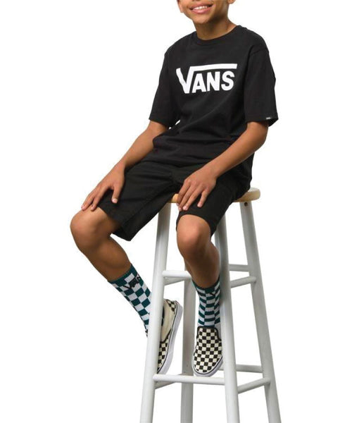 Vans Classic Boys Tee - Black / White – Point Break NZ | Surf, Street ...